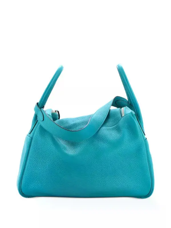 Hermès Lindy Bag Clemence 30 Shoulder Bag - Blue