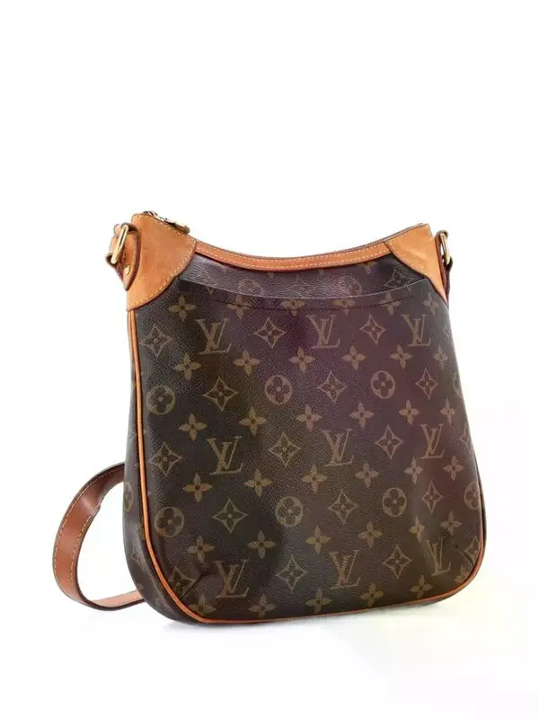 LOUIS VUITTON Odeon Handbag Monogram Canvas Pm Crossbody Bag - Brown