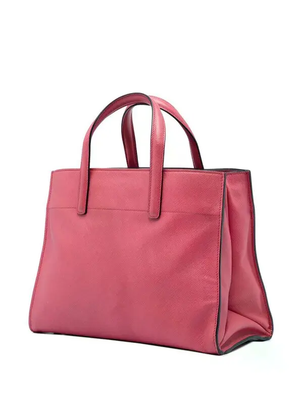 Prada 2013-2026 Saffiano Soft Triple Pocket Tote Satchel