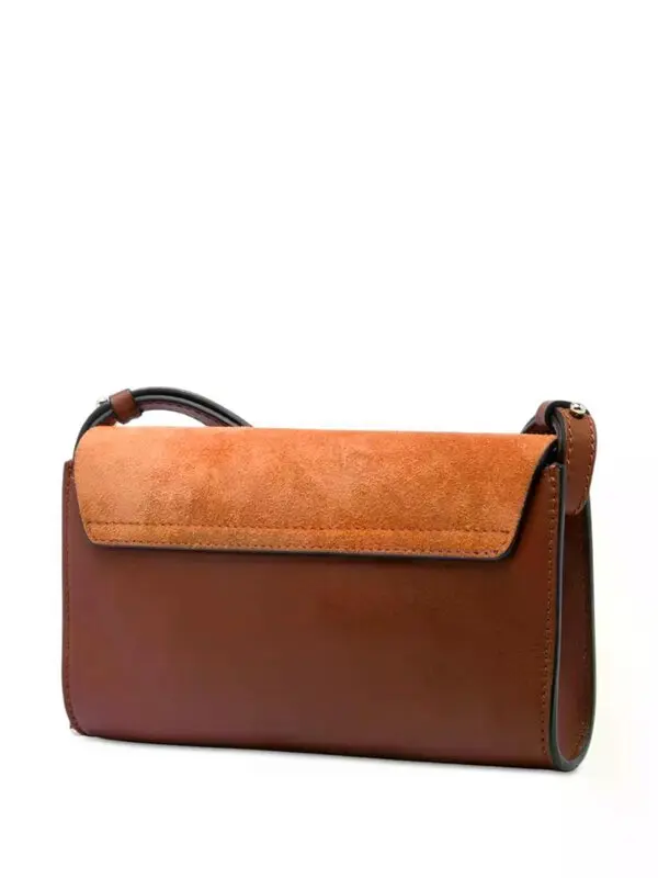 Chloé 2021-2026 Mini Calfskin And Suede Faye Chain Crossbody Bag
