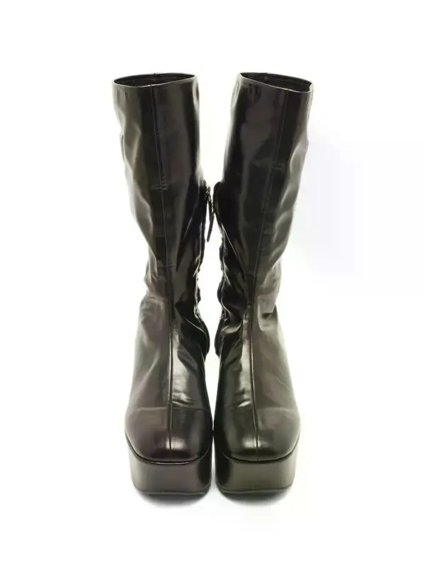 Prada Platform Mid-calf Boots