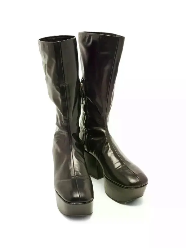 Prada Platform Mid-calf Boots