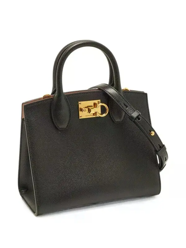 FERRAGAMO Mini Studio Box Tote Bag