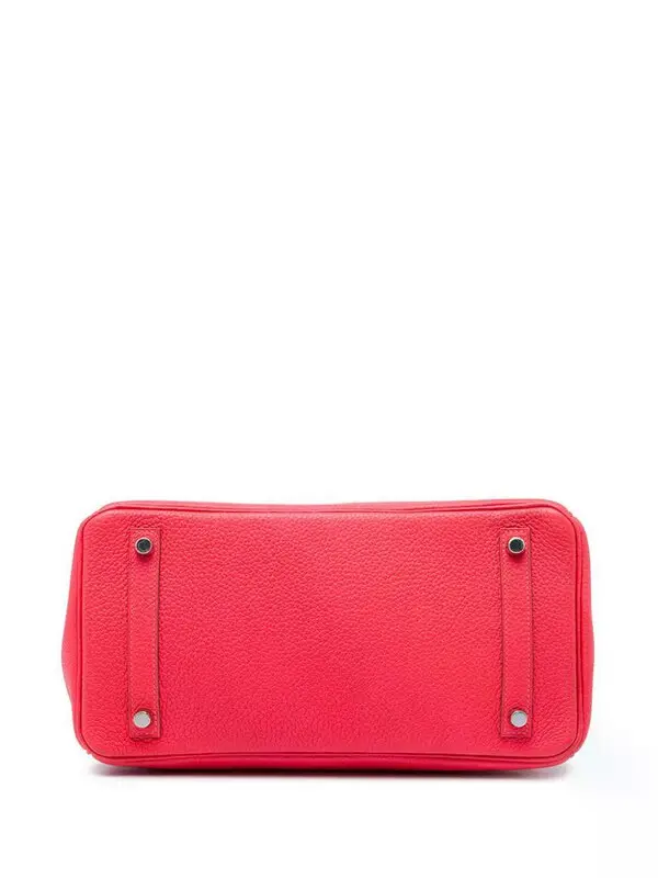 Hermès 2014 Clemence Birkin Retourne 30 Handbag - Red