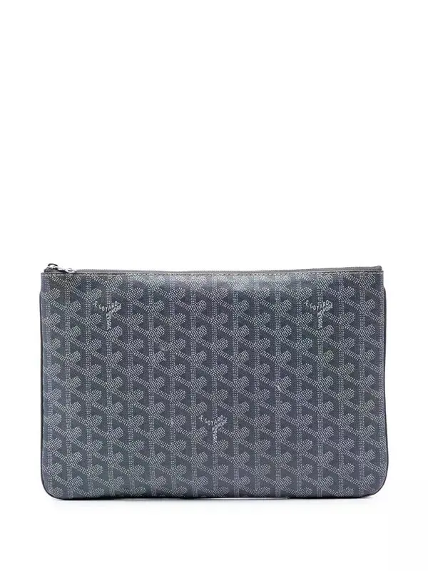Goyard 2017 Goyardine Senat Mm Clutch Bag - Grey