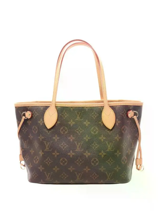 LOUIS VUITTON 2022 Monogram Neverfull Pm Tote Bag - Brown