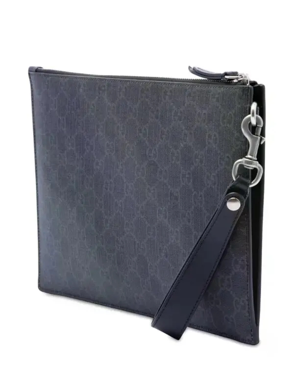 Gucci Gg Supreme Kingsnake Clutch Bag