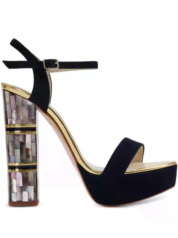 FREYA ROSE Jito Heeled Sandals - Black