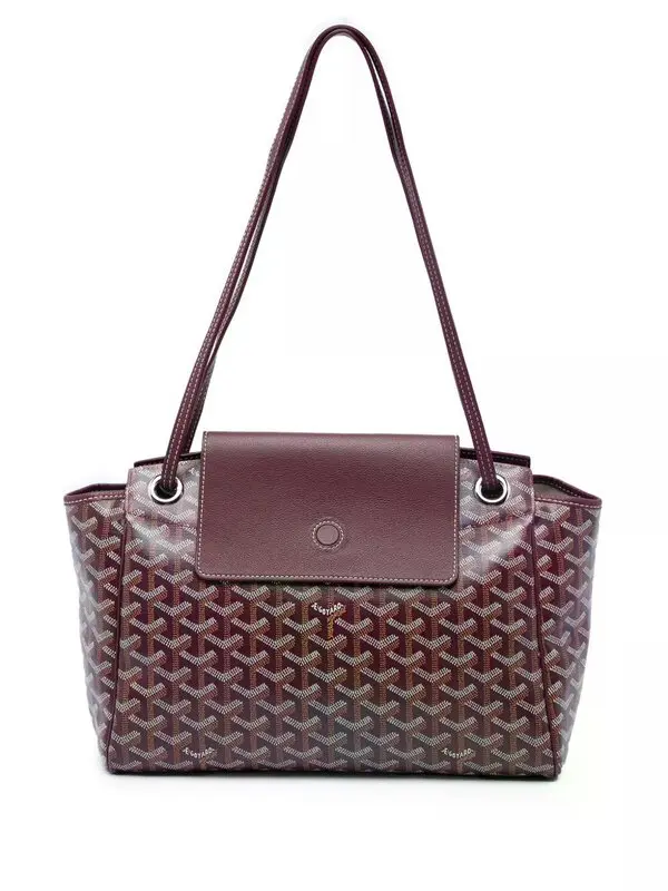 Goyard 2022 Goyardine Rouette Souple Pm Shoulder Bag - Red