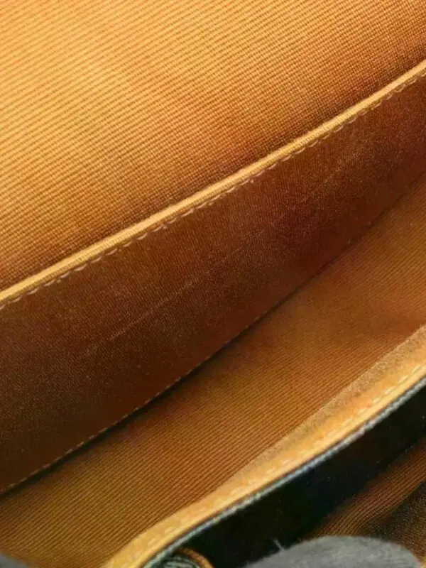 Celine 2000-2026 Medium Triomphe Coated Canvas Folco Crossbody Bag
