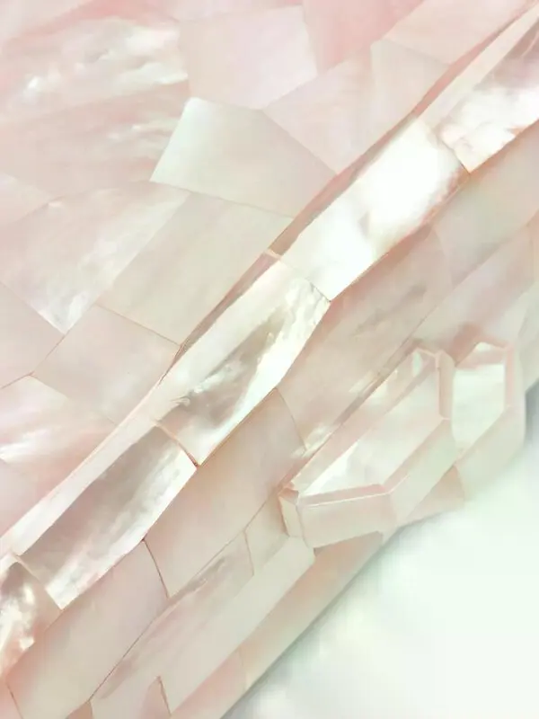 FREYA ROSE Aphrodite Clutch Bag In Mother Of Pearl