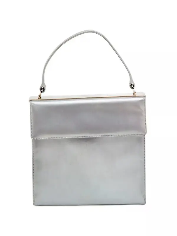 FERRAGAMO Leather Mini Bag - Silver
