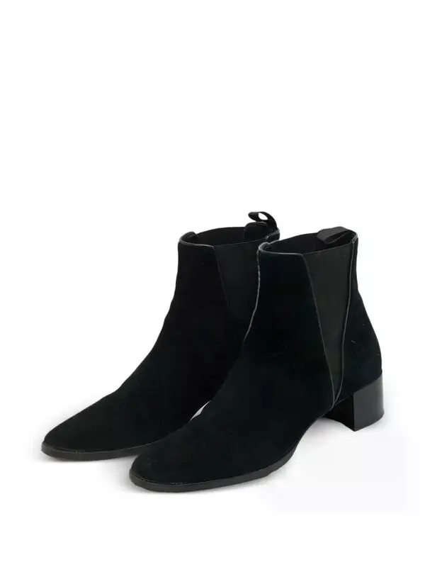 GIUSEPPE ZANOTTI Suede Ankle Boots - Black