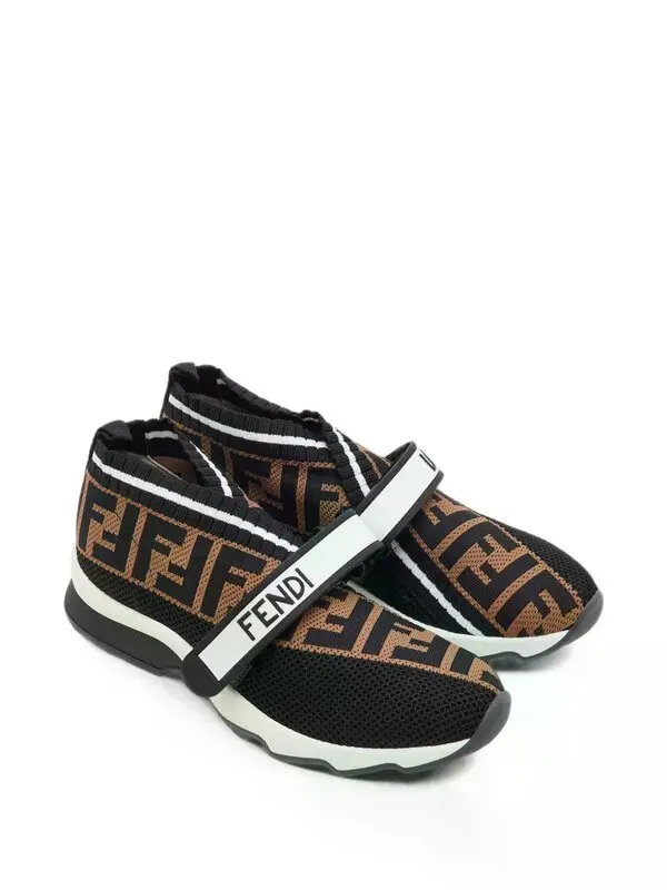 Fendi Rockoko Touch-strap Sneakers