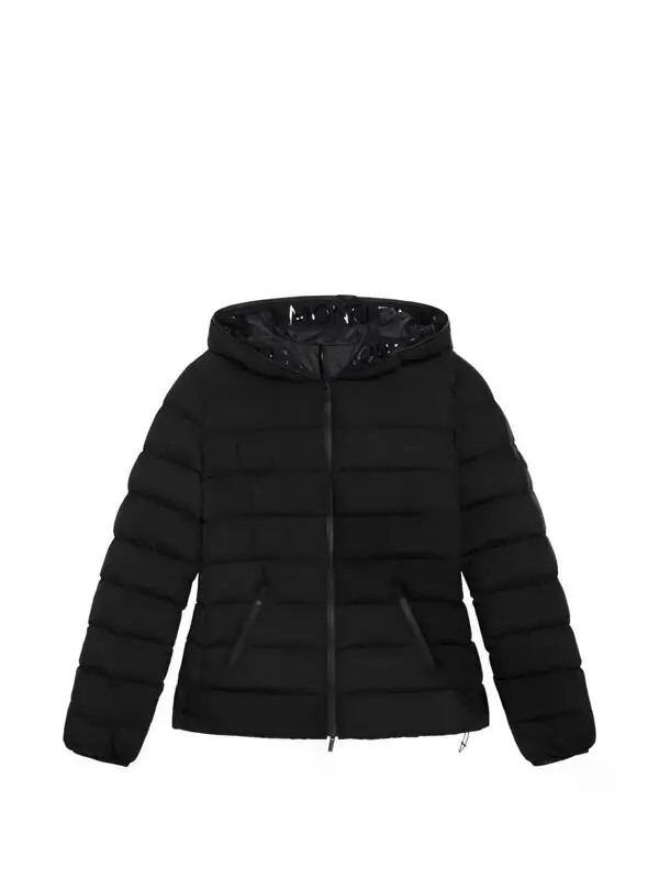 Moncler Herbes Quilted Hooded Jacket - Black
