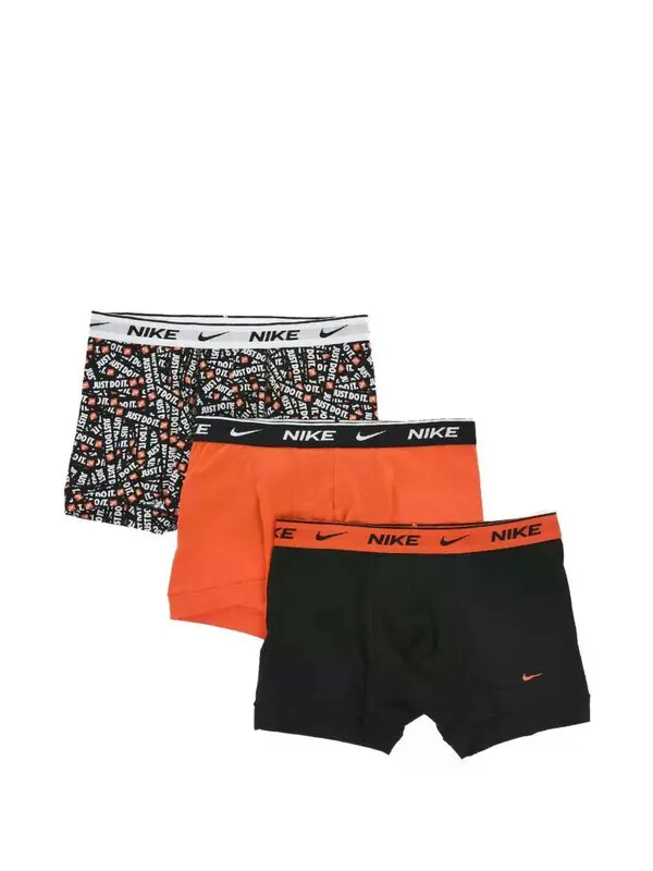 Nike Logo-waistband Boxer Set - Black