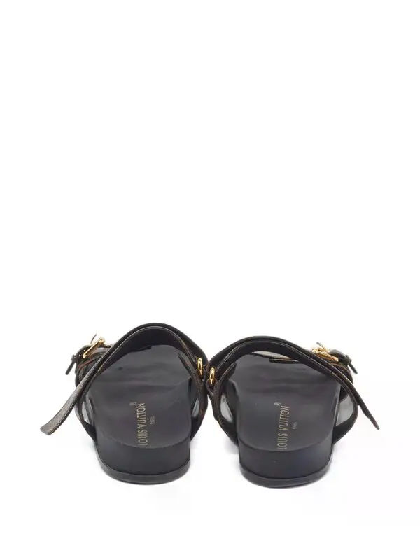 LOUIS VUITTON Bom Dia Monogram Canvas Slides