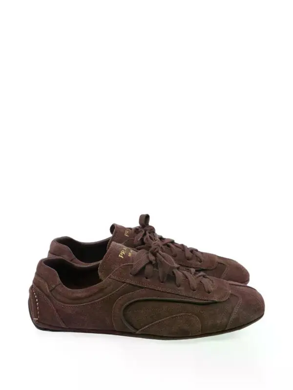Prada Montecarlo Re-edition 2005 Suede Sneakers - Brown