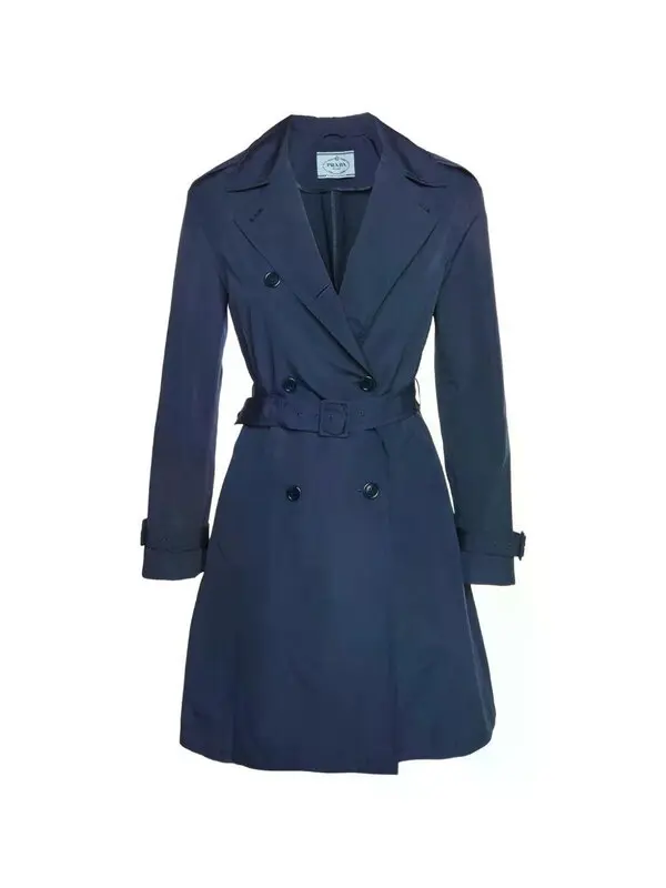 Prada Gabardine Double-breasted Trench Coat