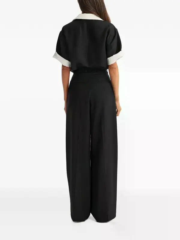 RÓHE Contrast Camp-collar Shirt