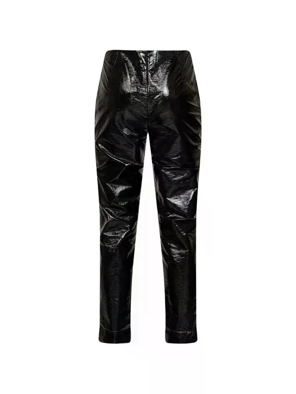 GIANLUCA CAPANNOLO Patent-effect Trousers