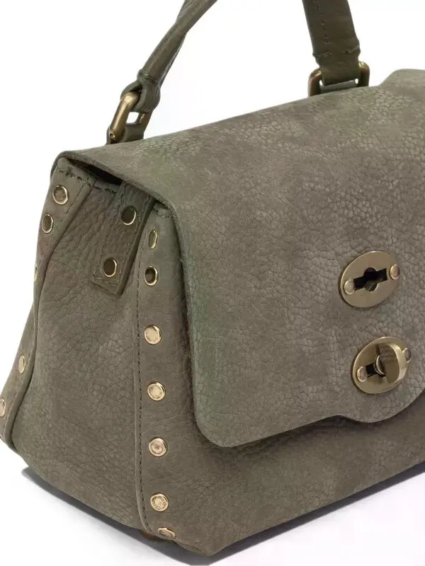 ZANELLATO Baby Postina® Jones Stud-embellished Tote Bag - Green