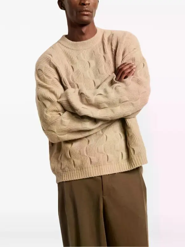 KIEFERMANN Textured-knit Sweater