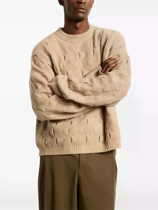 KIEFERMANN Textured-knit Sweater