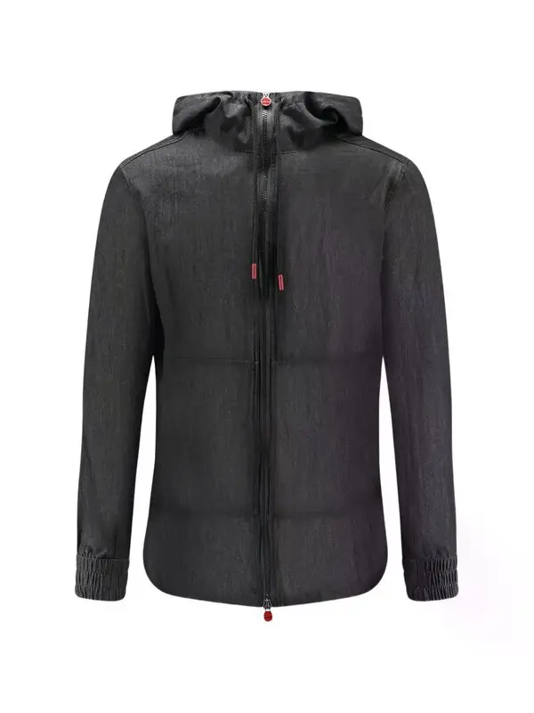 Kiton Zip-up Hooded Jacket - Blue