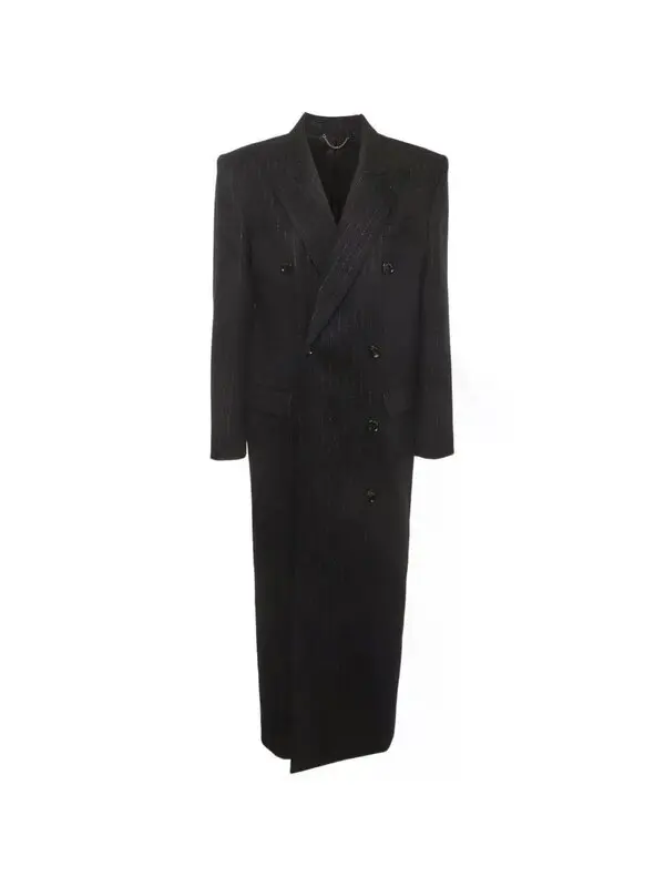 Magda Butrym 2020 Striped Single-breasted Coat