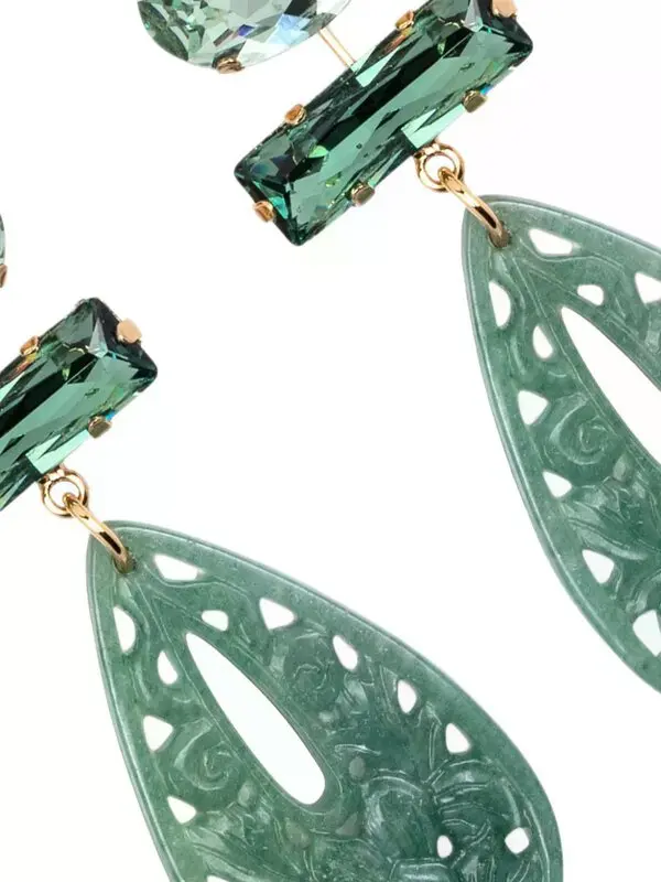 JENNIFER BEHR Arlene Crystal-embellished Earrings