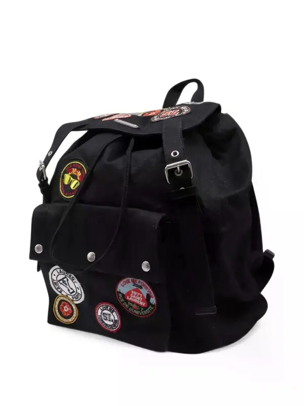 Saint Laurent Noe Patched Backpack