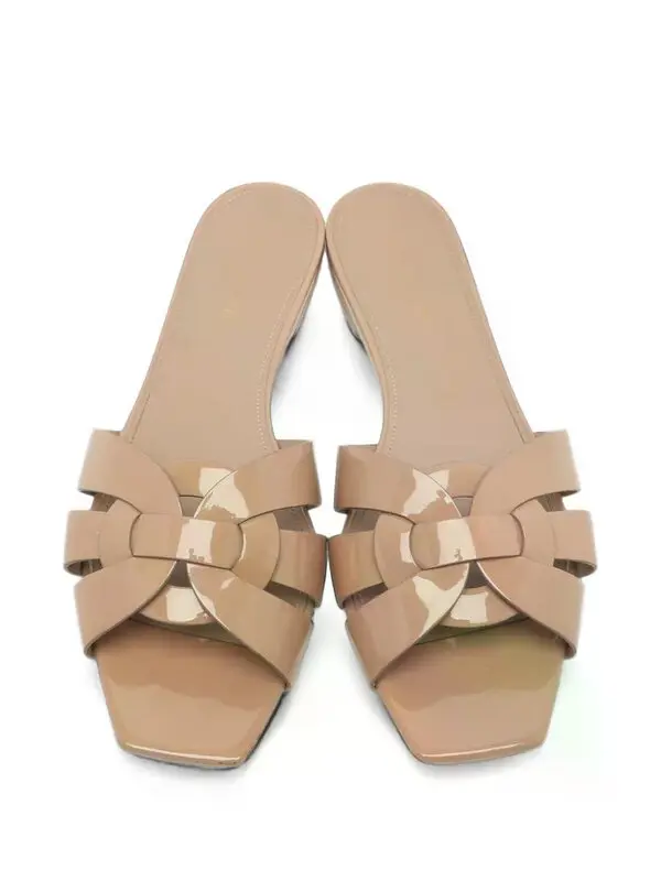 Saint Laurent Tribute Square-toe Sandals