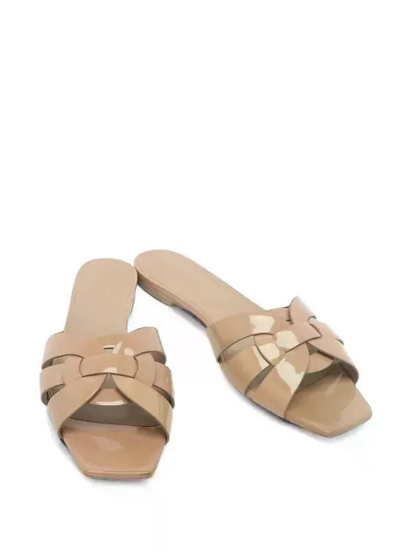 Saint Laurent Tribute Square-toe Sandals