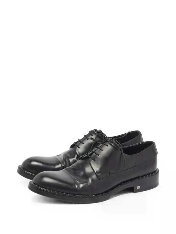 LOUIS VUITTON Micro-stud Leather Derby Shoes
