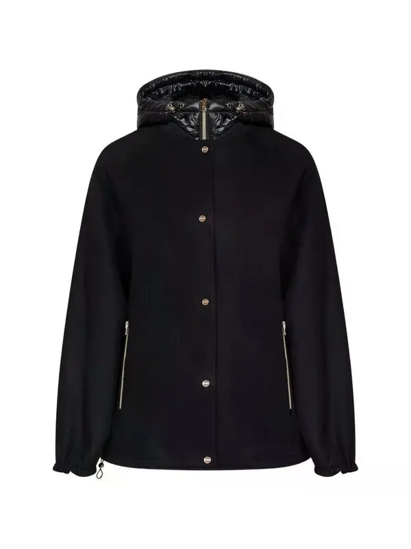 Herno Hooded Raglan-sleeve Coat - Black