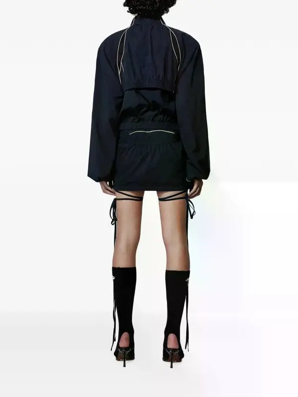 SRVC STUDIO Slash Cropped Track Jacket
