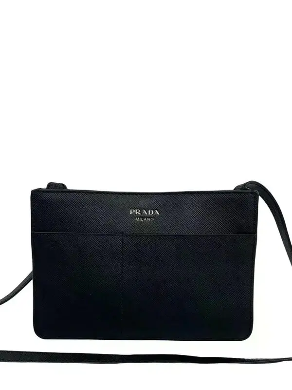 Prada 2000-2013 Saffiano Lux Crossbody Bag