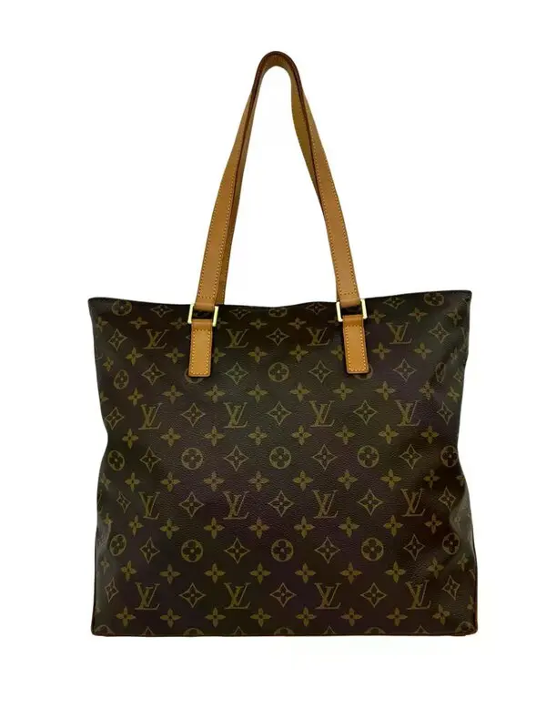LOUIS VUITTON 2002 Monogram Cabas Mezzo Tote Bag