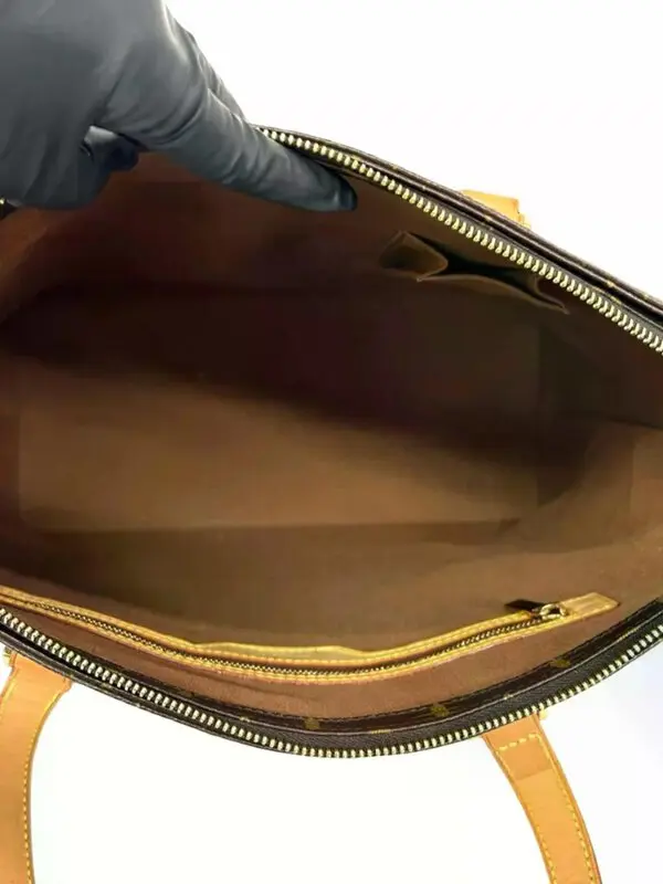 LOUIS VUITTON 2002 Monogram Cabas Mezzo Tote Bag