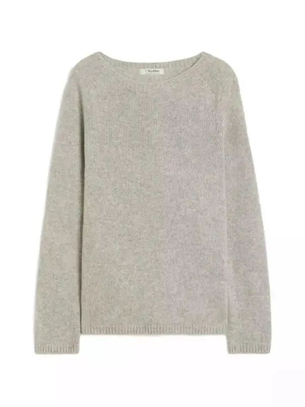 Max Mara Raglan-sleeve Knit Sweater - Neutrals