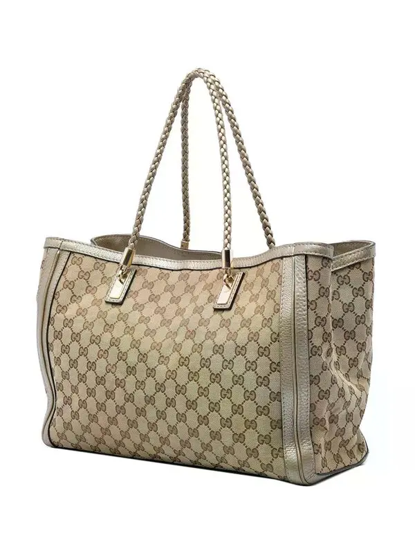Gucci 2016-2026 Gg Canvas Bella Tote Bag