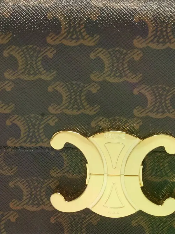 Celine Claude Triomphe Shoulder Bag