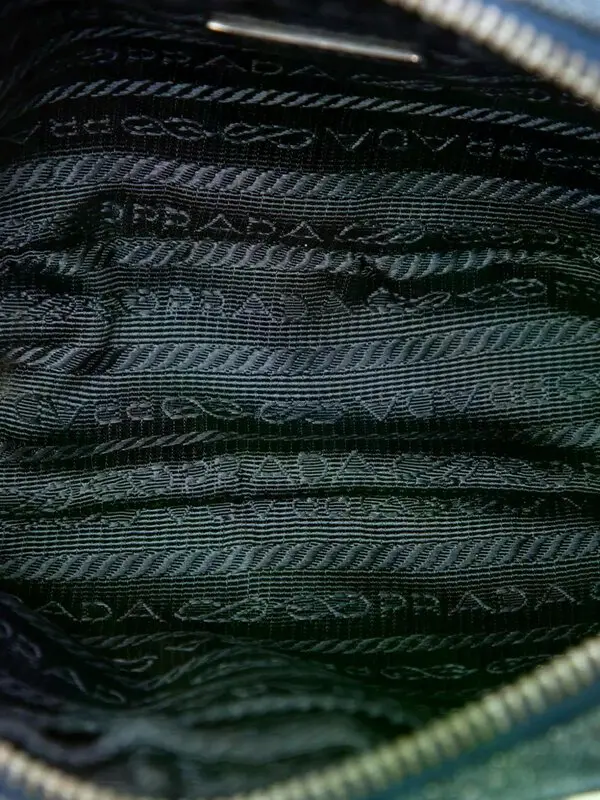 Prada 2000-2013 Mini Denim Borchie Bijoux Camera Bag Crossbody Bag