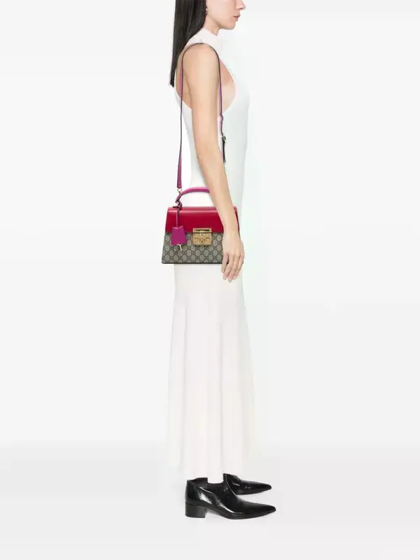 Gucci 2016-2026 Small Gg Supreme Padlock Satchel