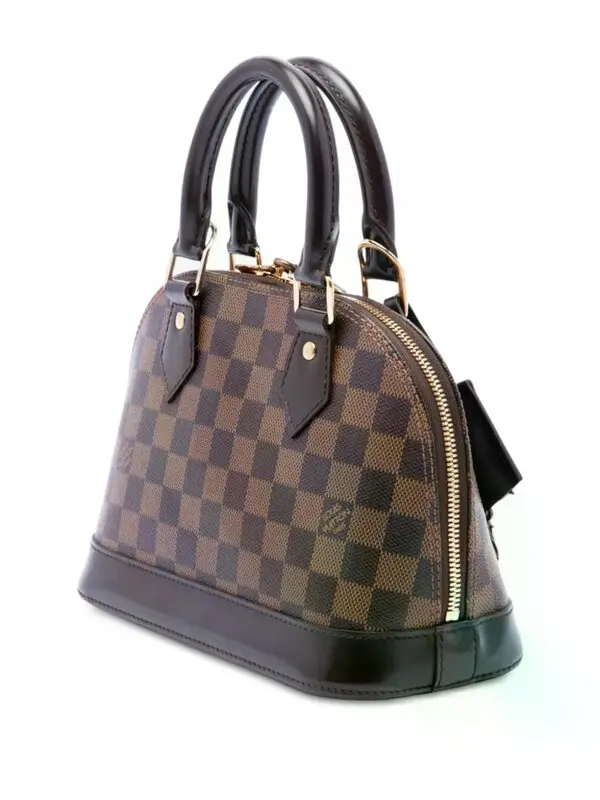 LOUIS VUITTON 2019 Damier Ebene Alma Bb Satchel