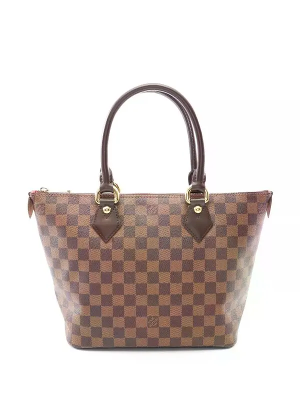 LOUIS VUITTON 2010 Damier Ebene Saleya Pm Handbag - Brown