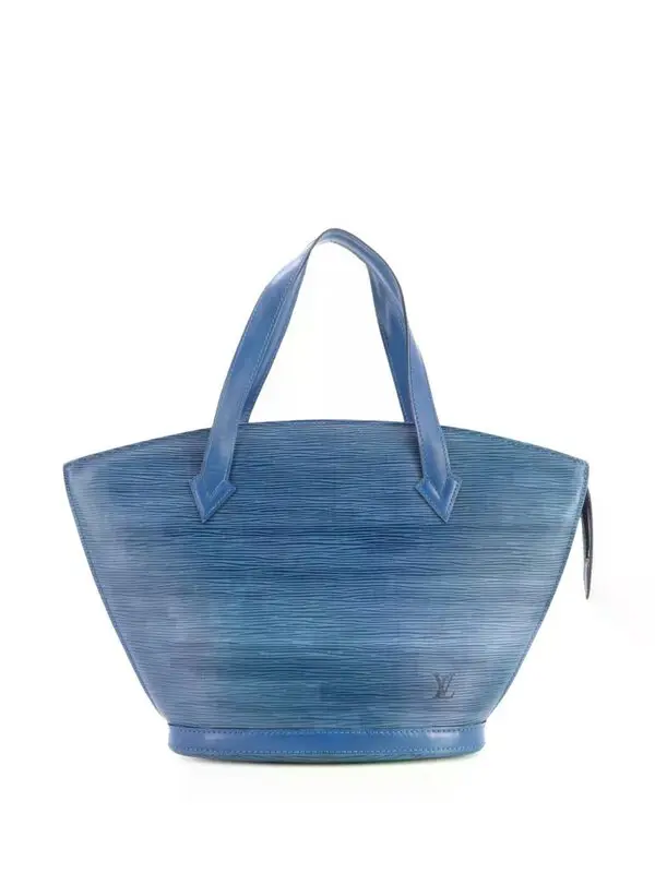 LOUIS VUITTON Saint Jacques Handbag In Epi Leather - Blue