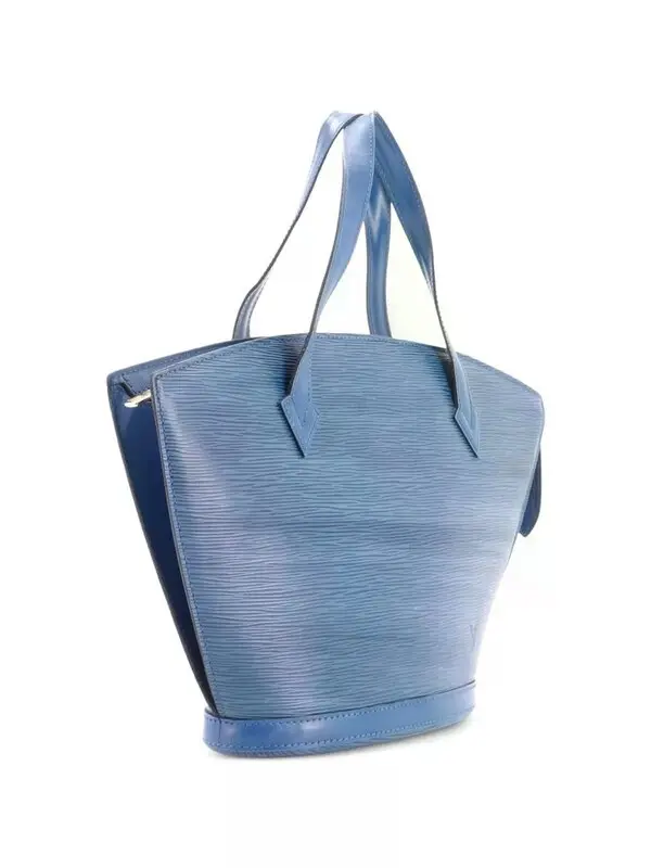 LOUIS VUITTON Saint Jacques Handbag In Epi Leather - Blue