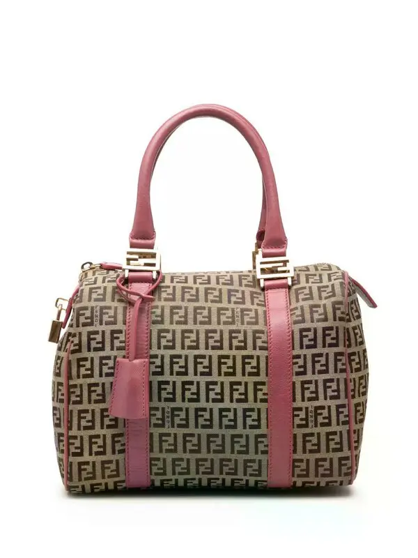 Fendi 2010-2026 Zucchino Canvas Boston Bag
